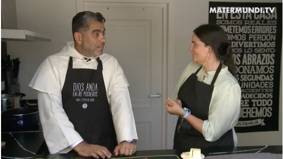 ‘En los fogones con María’, con fray Marcos y su invitada Carla Restoy ...